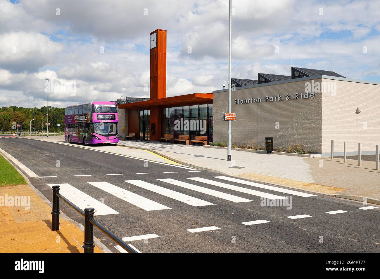 The new park & ride at Stourton in Leeds which boasts to be the first ...
