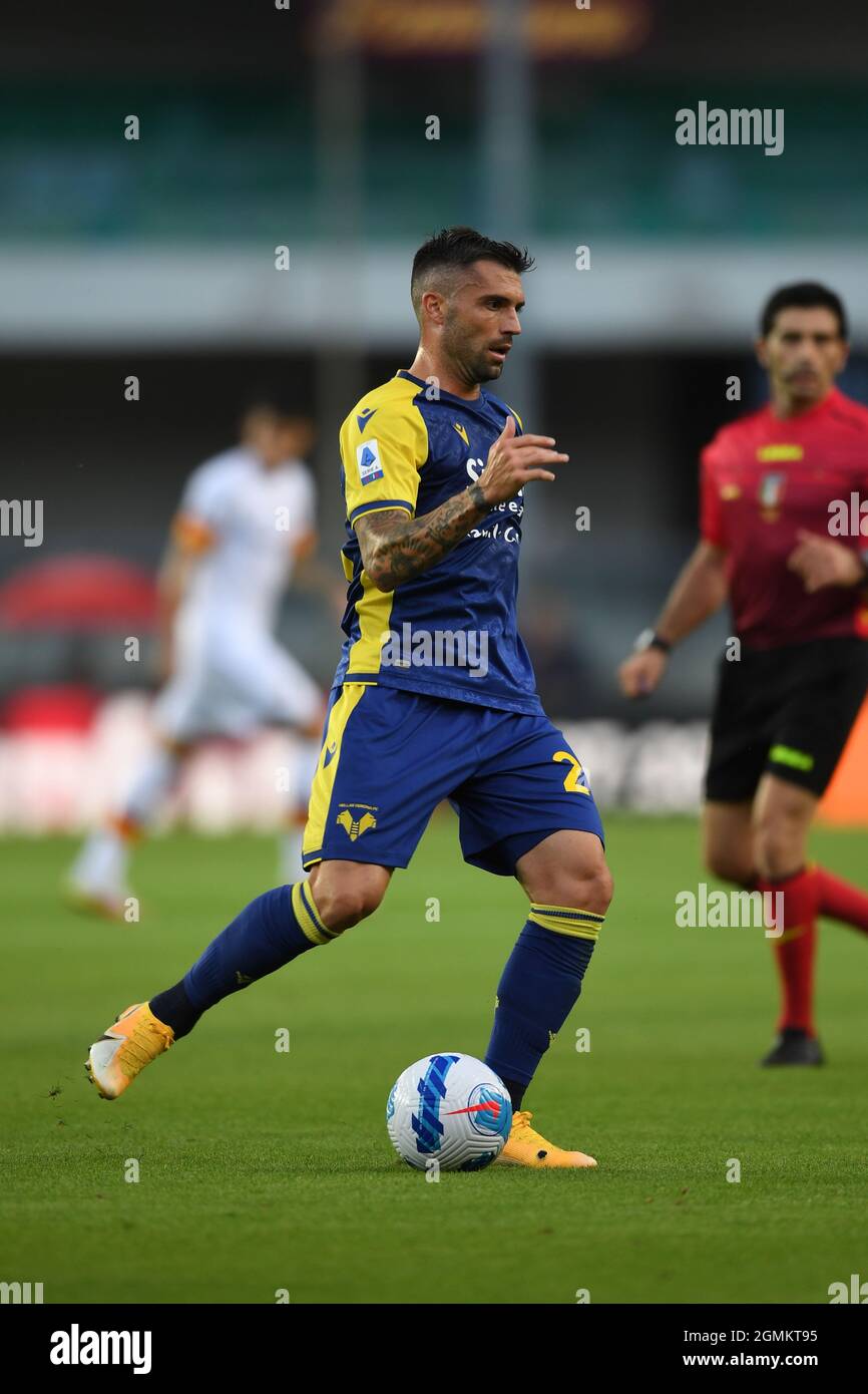Daniel Bessa (Hellas Verona) during the Italian "Serie A" match between ...