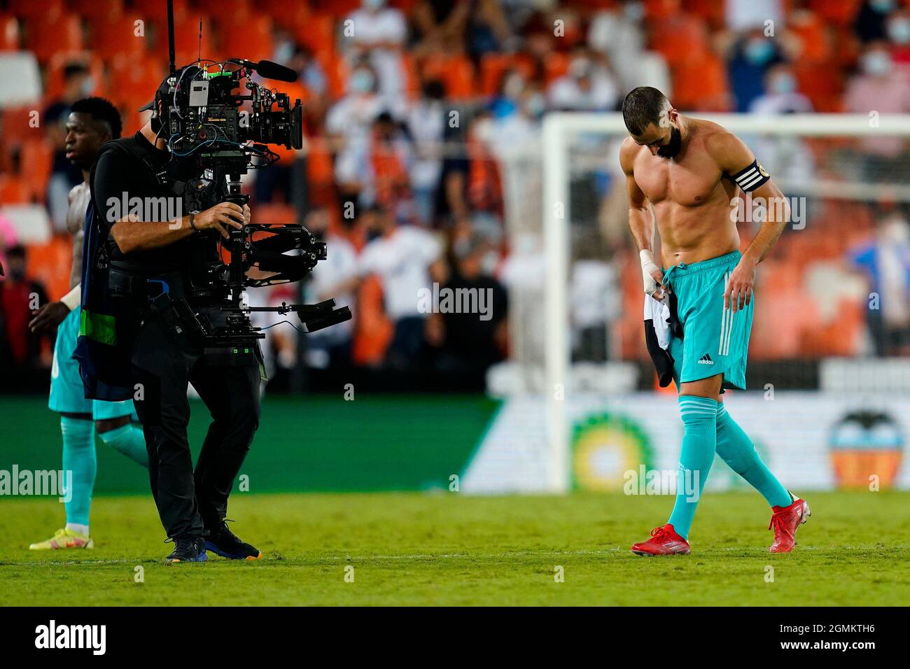 Karim Benzema of Real Madrid during the LaLiga Santander match between ...