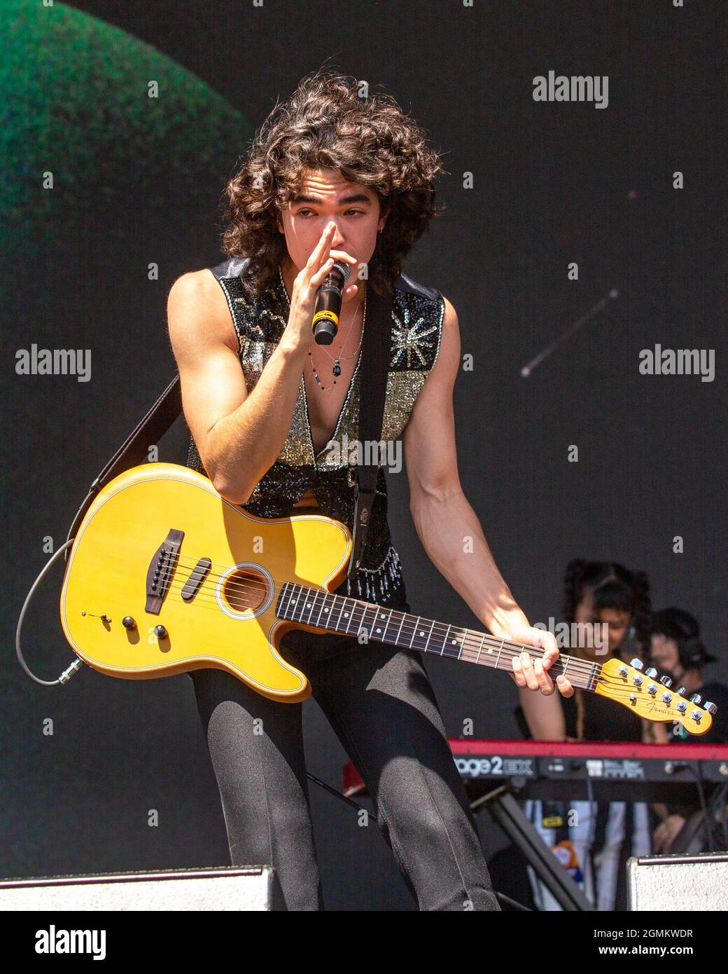 Conan Gray performs on the Daytime Stage at the 2021 iHeartRadio Music ...