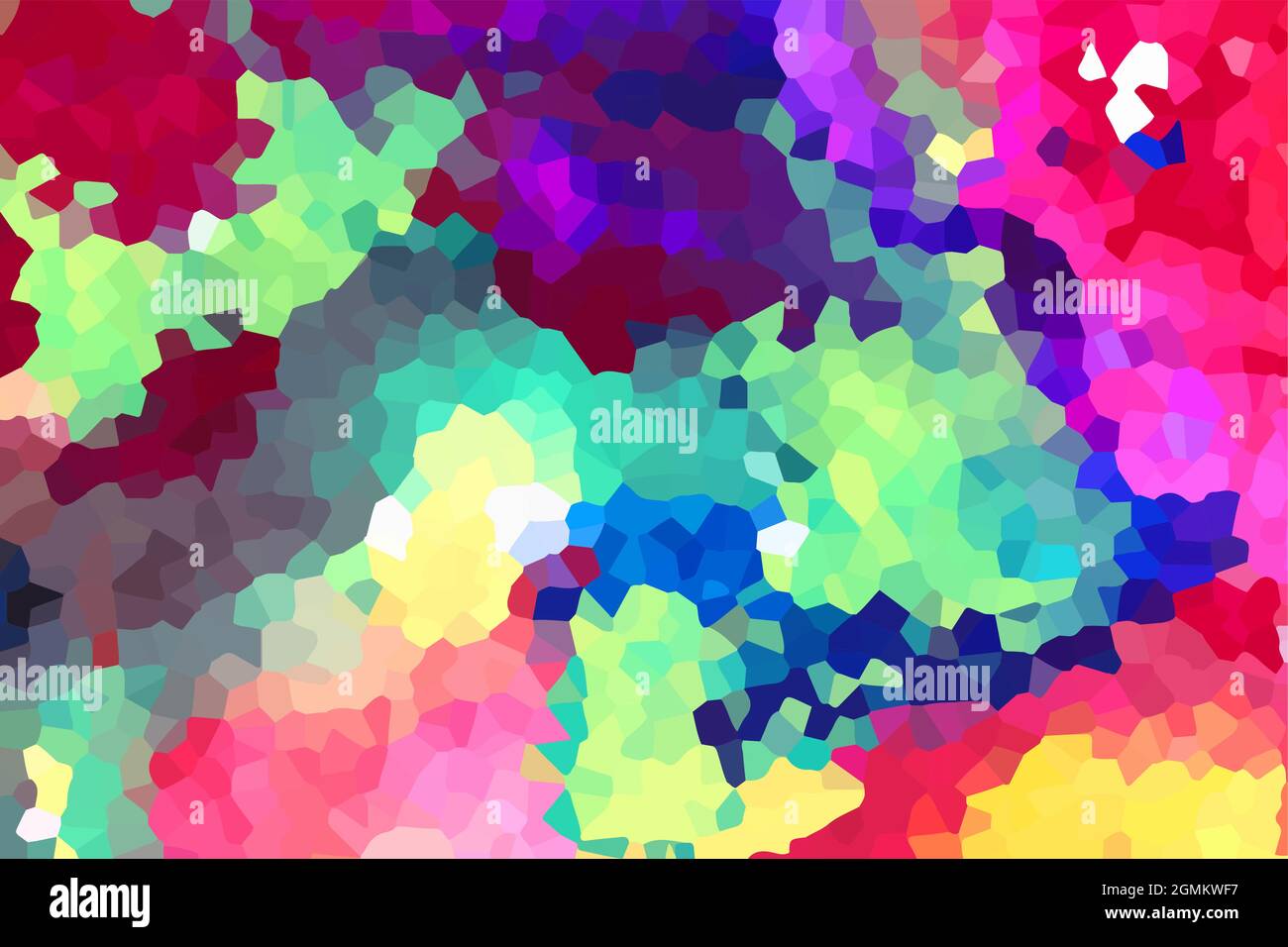 Multi-colored mosaic. Rainbow background. Vector illustration Stock ...