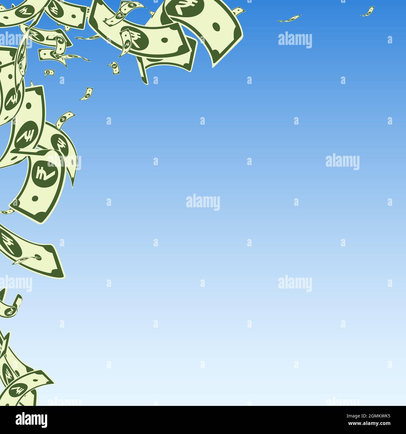 Indian rupee notes falling hi-res stock photography and images - Alamy