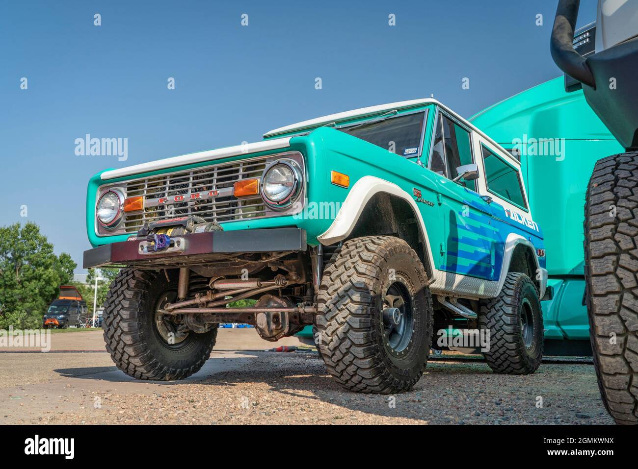 Loveland, CO, USA - August 29, 2021: Vintage, first generation, Ford ...