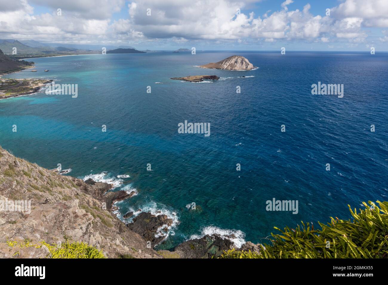 Scenic panoramic Makapuu Point vista, east Oahu, Hawaii Stock Photo - Alamy