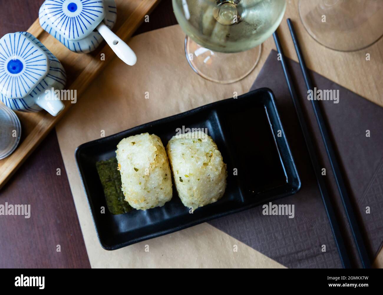 Japanese rice balls Onigiri Stock Photo - Alamy