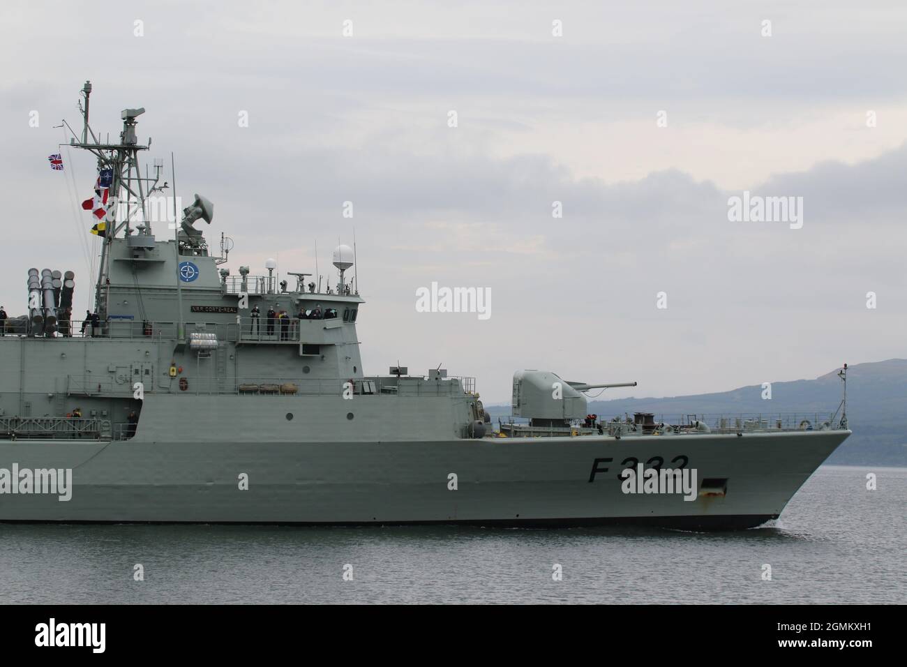NRP Corte-Real (F332), a Vasco da Gama-class frigate operated by the ...