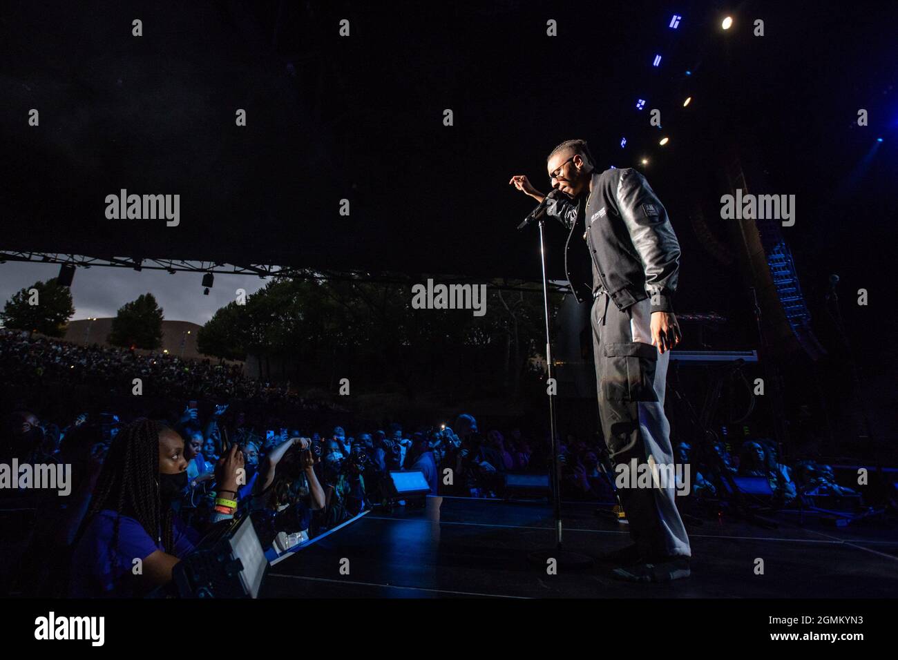 Masego performs on Day One of the Lights on Festival at Concord ...