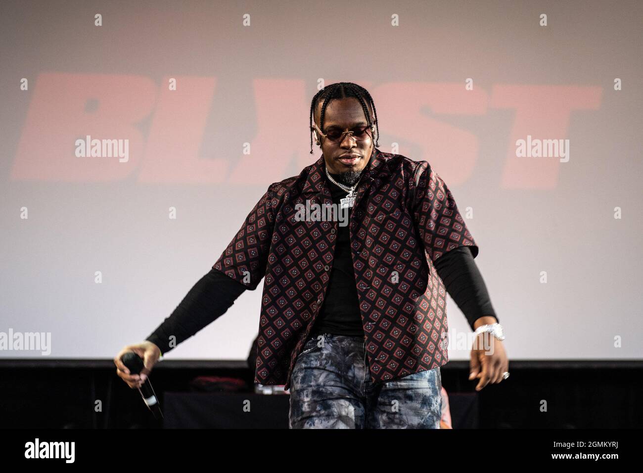 BLXST performs on Day One of the Lights on Festival at Concord Pavilion ...