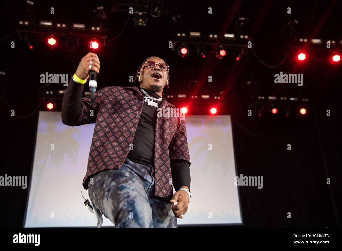 BLXST performs on Day One of the Lights on Festival at Concord Pavilion ...