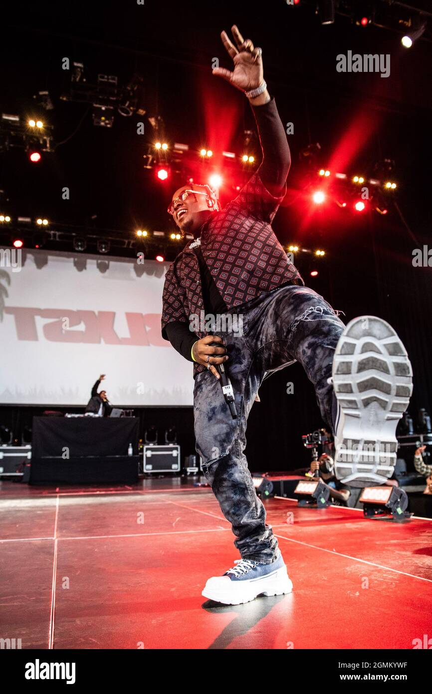 BLXST performs on Day One of the Lights on Festival at Concord Pavilion ...