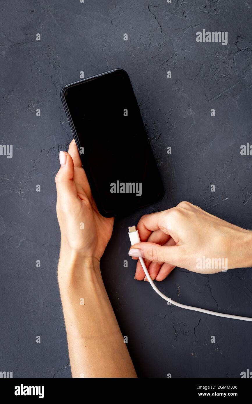 Plugging in telephone hi-res stock photography and images - Alamy