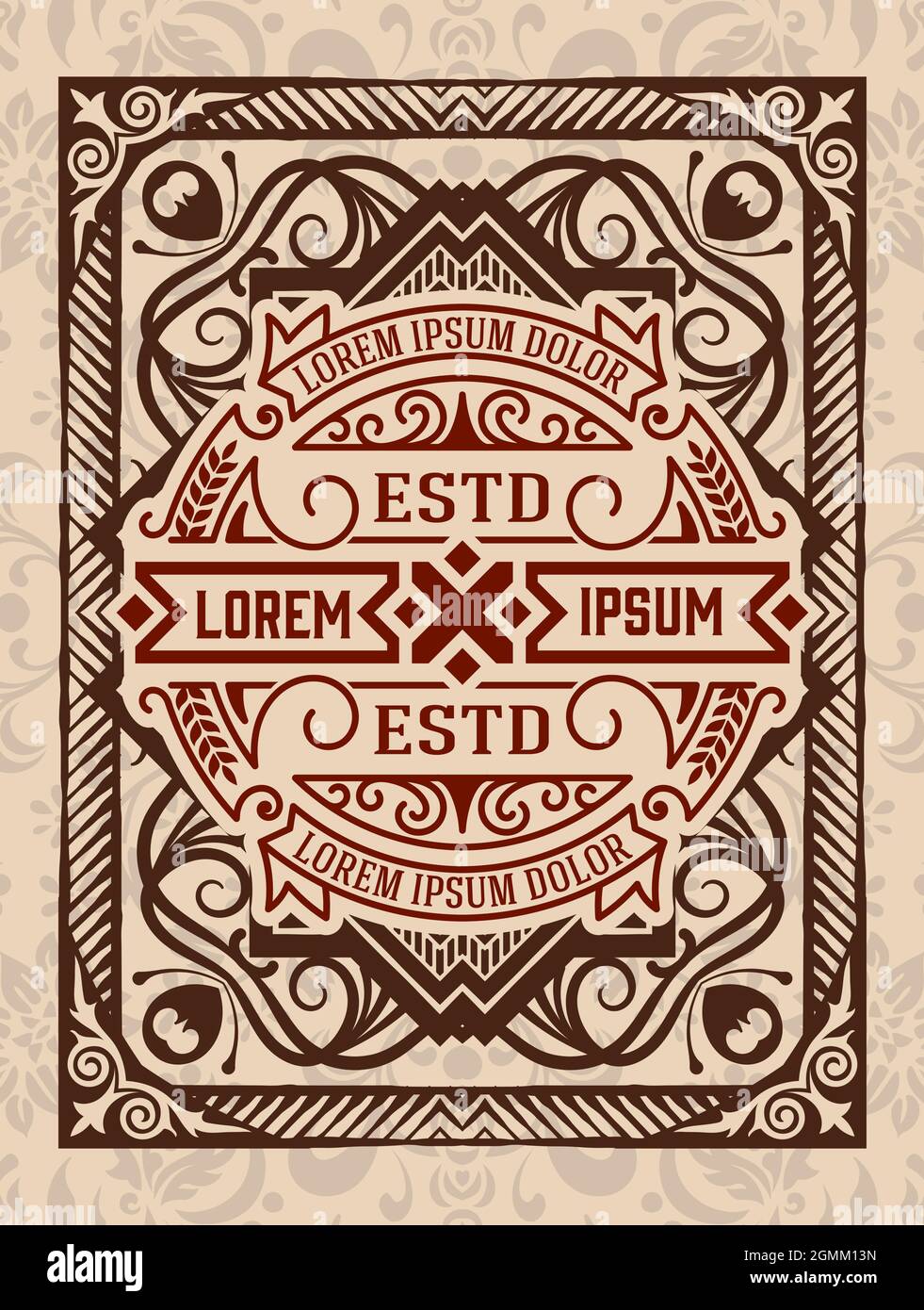 Western card with vintage style Stock Vector Image & Art - Alamy