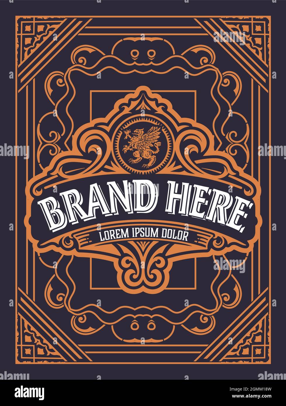 Western card with vintage style Stock Vector Image & Art - Alamy