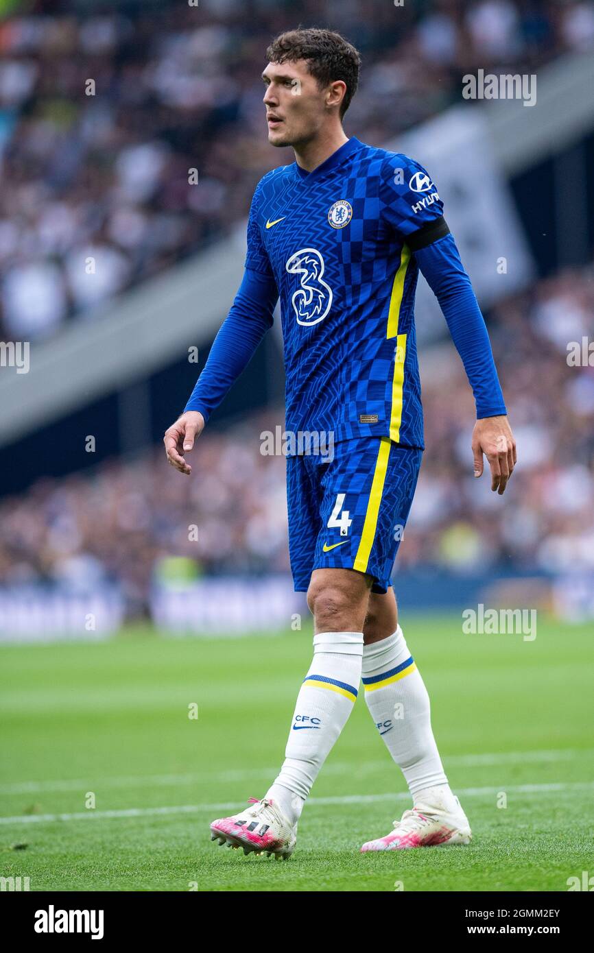 LONDON, ENGLAND - SEPTEMBER 19: Andreas Christensen during the Premier ...