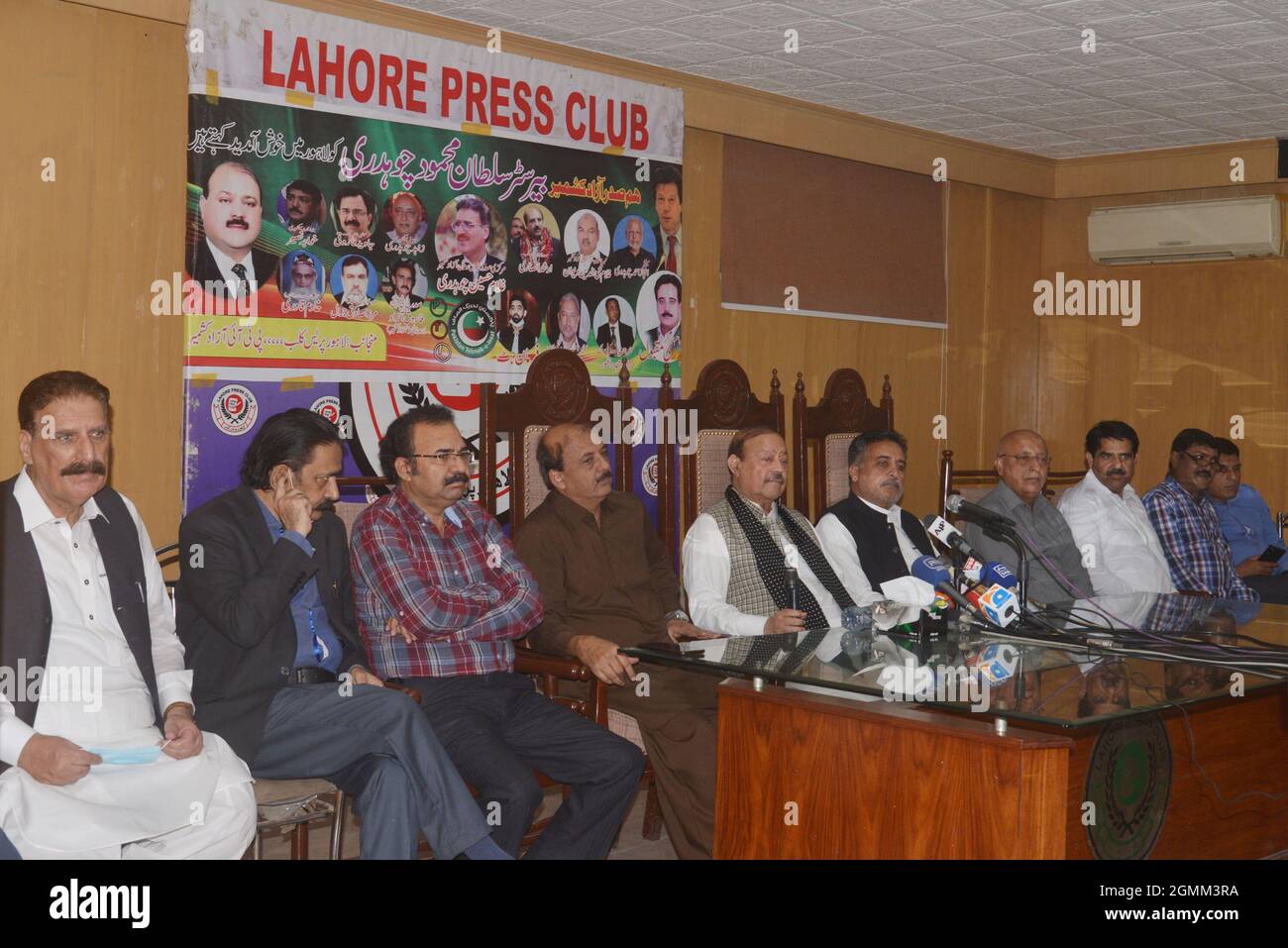 Lahore, Pakistan. 19th Sep, 2021. President Azad Jammu and Kashmir ...