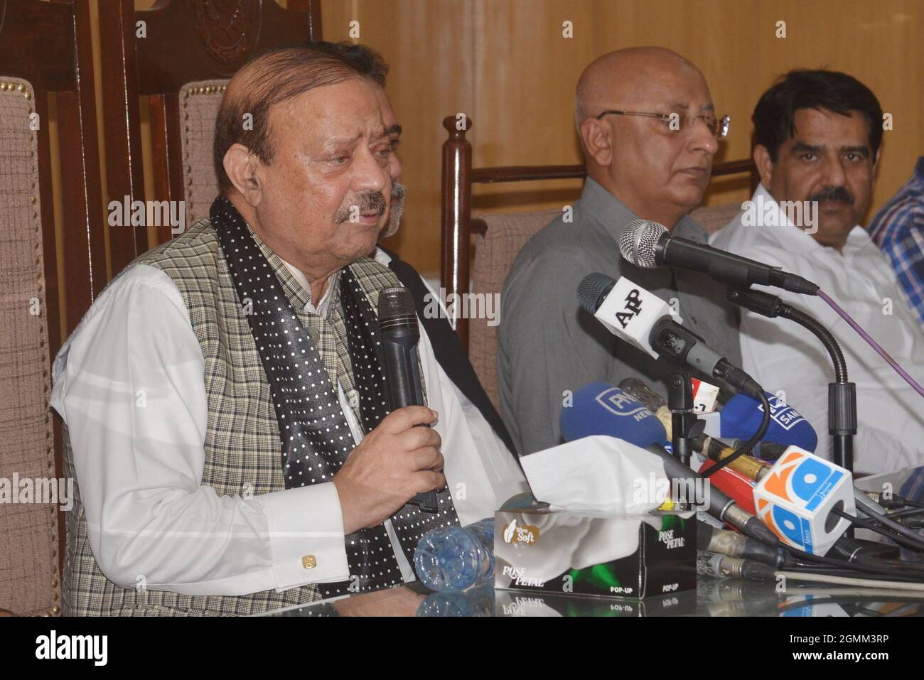 Lahore, Pakistan. 19th Sep, 2021. President Azad Jammu and Kashmir ...