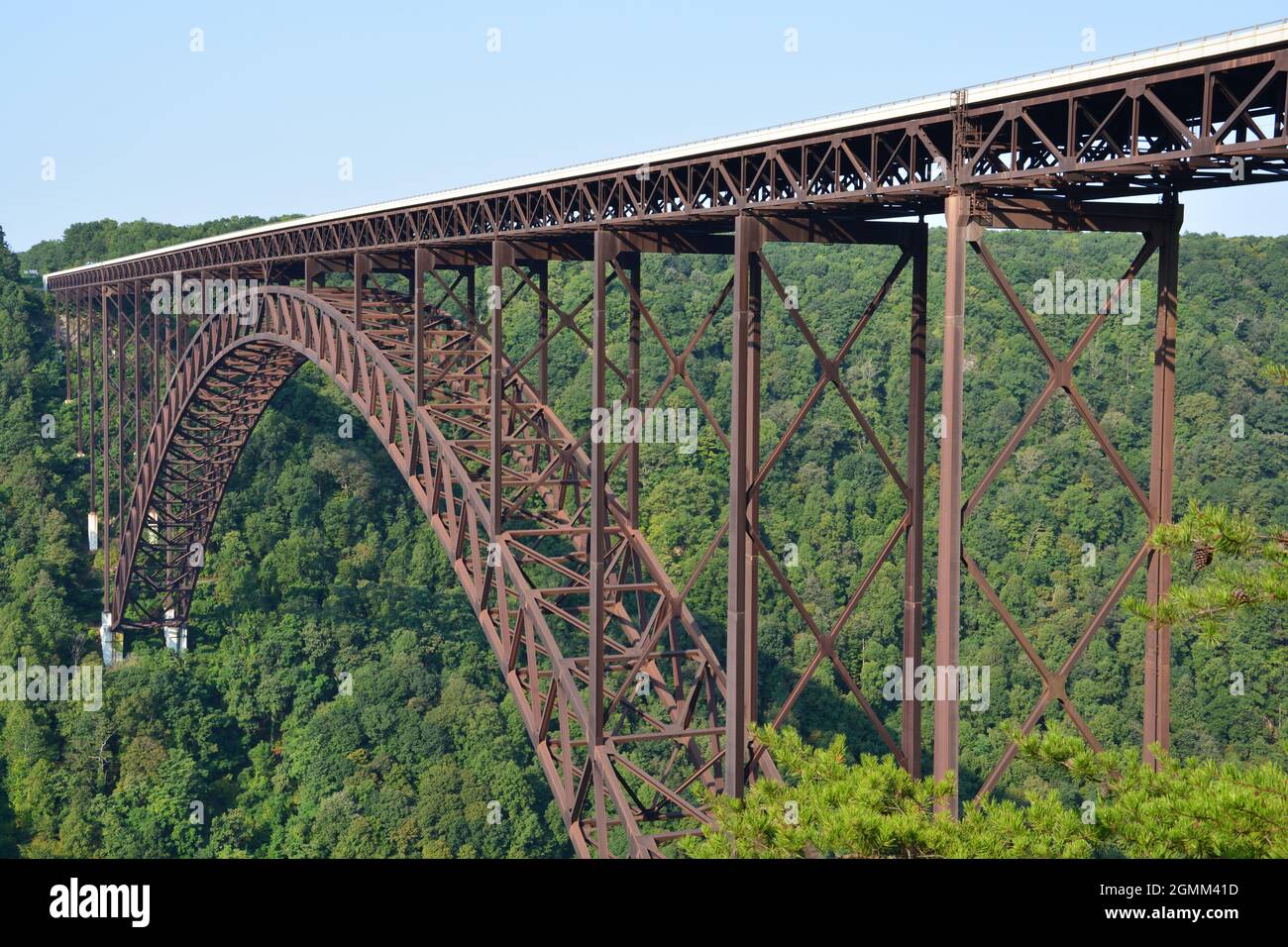 New River Gorge Bridge, part of America's newest national park, is 876 ...