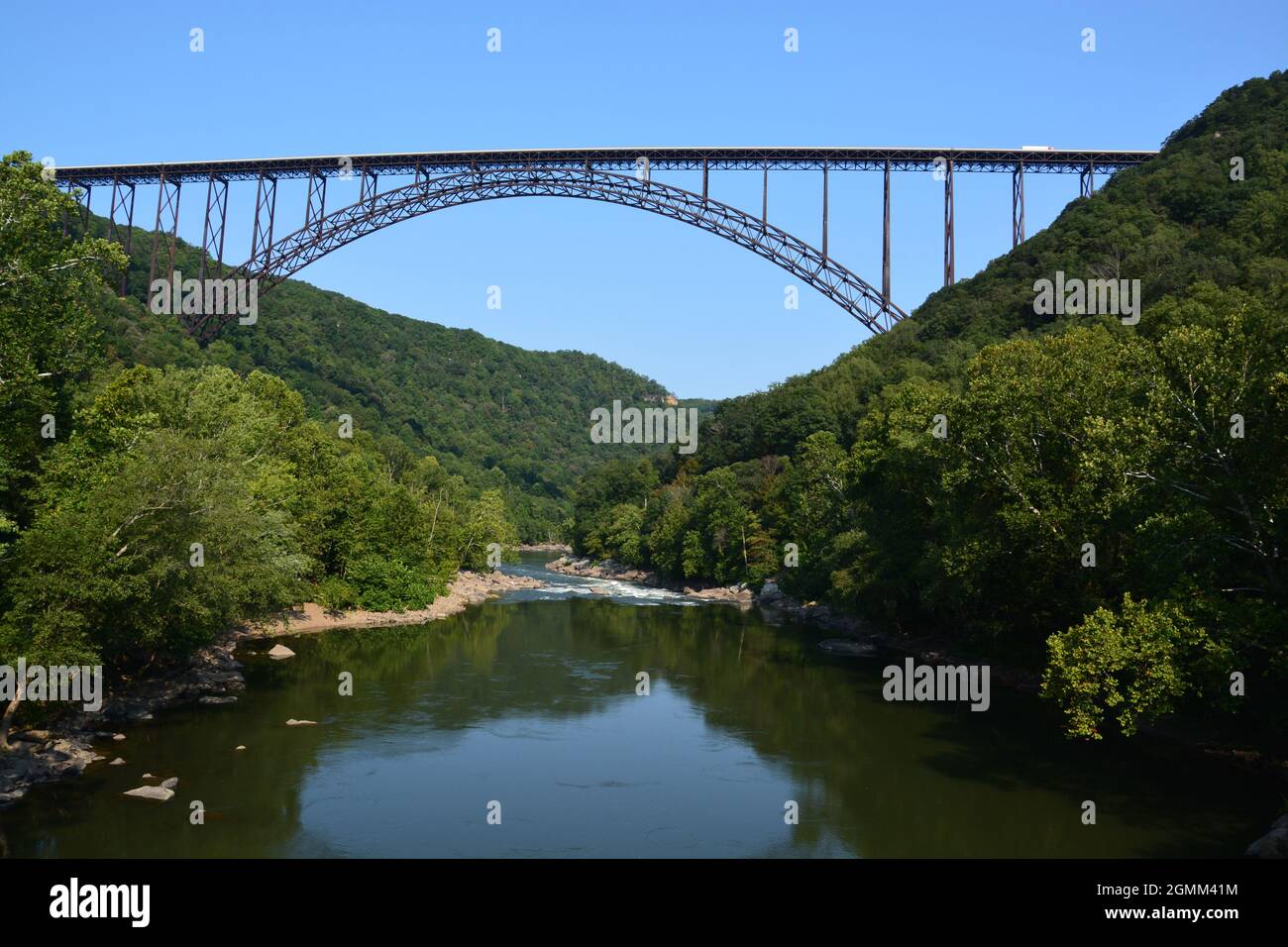 New River Gorge Bridge, part of America's newest national park, is 876 ...