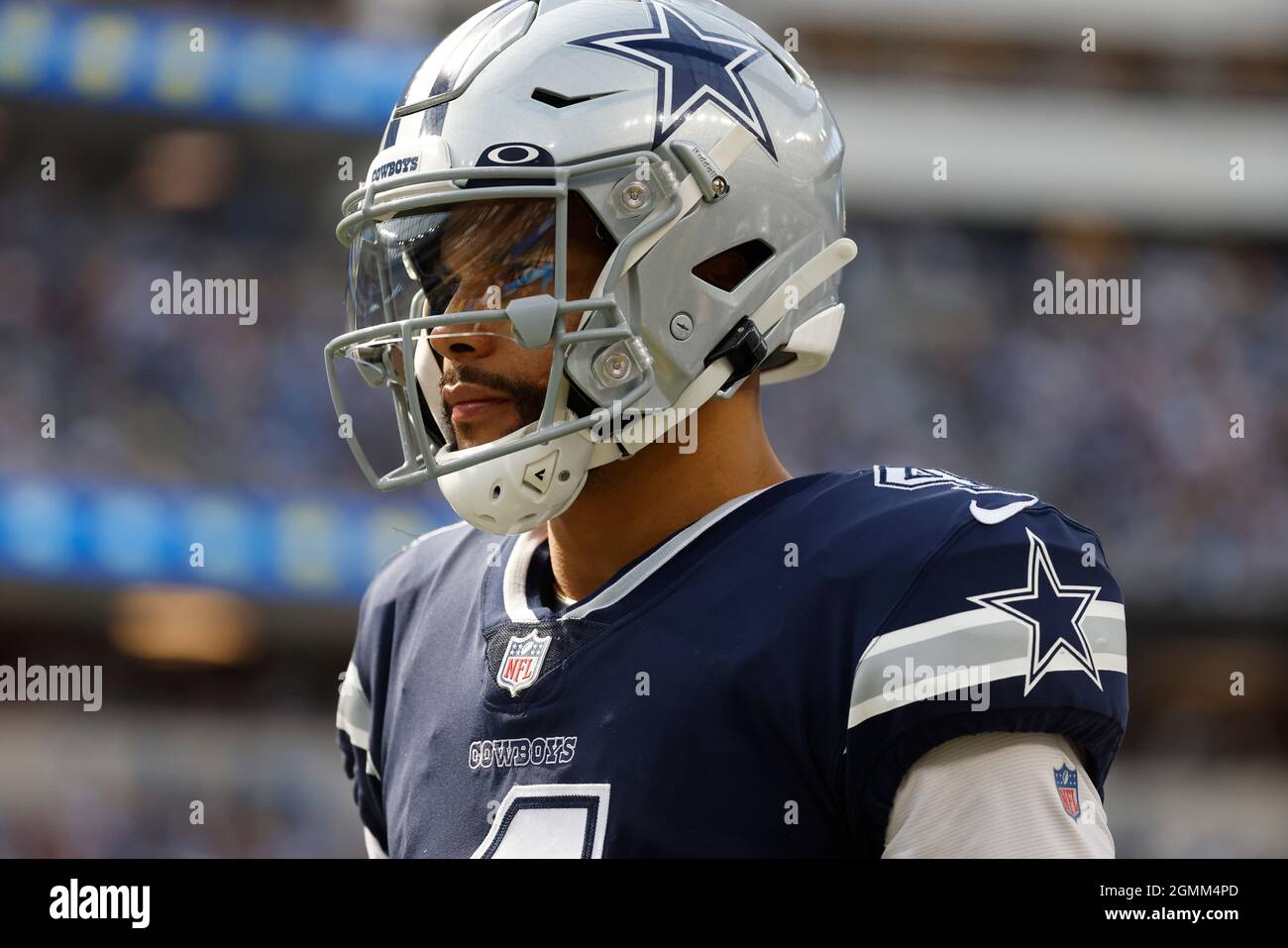 September 19, 2021 Dallas Cowboys quarterback Dak Prescott (4) in ...