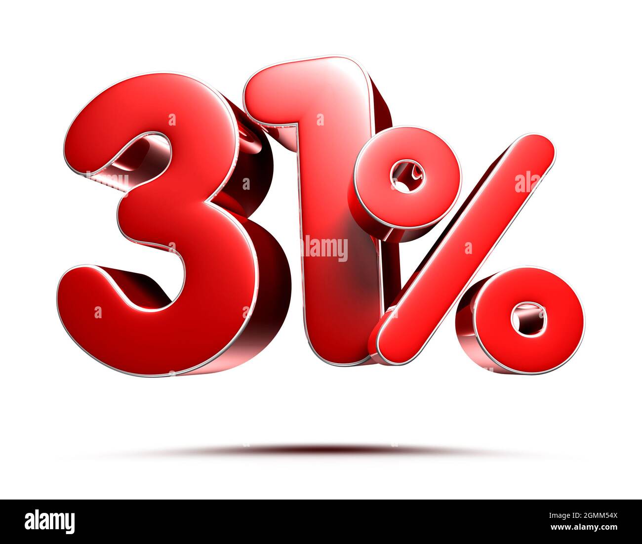 3d number 31 Cut Out Stock Images & Pictures - Alamy