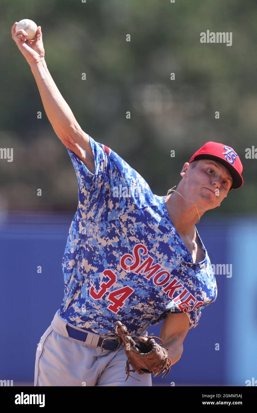 Biloxi, Mississippi, USA. 19th Sep, 2021. Tennessee Smokies pitcher Joe ...