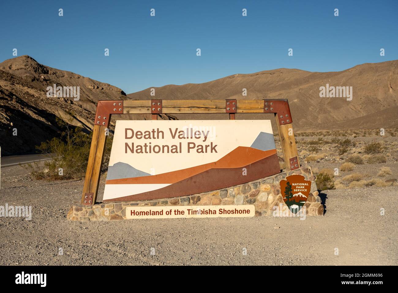 Death Valley National Park, United States: February 17, 2021: Death ...