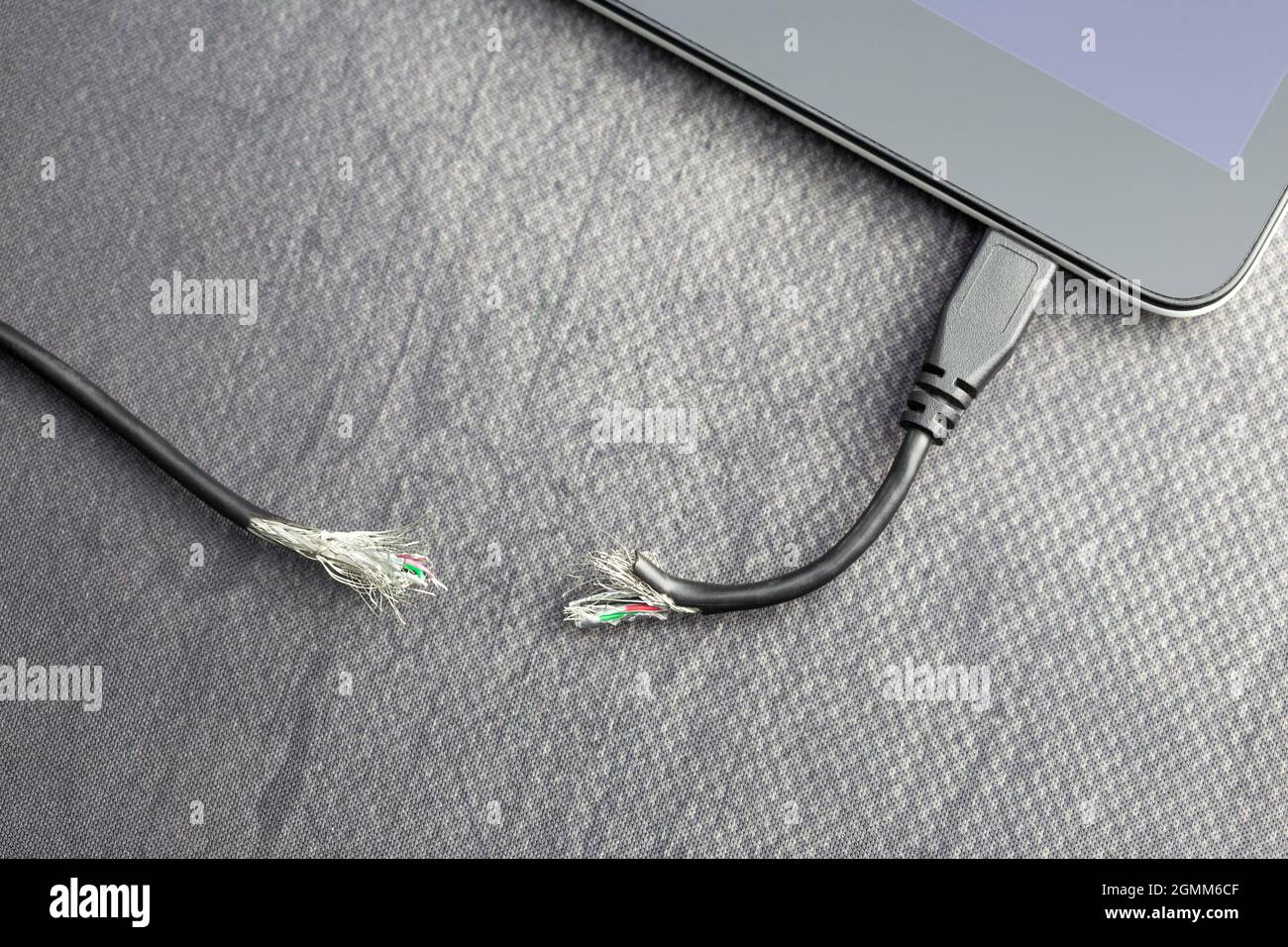 Power cable cut out hi-res stock photography and images - Alamy