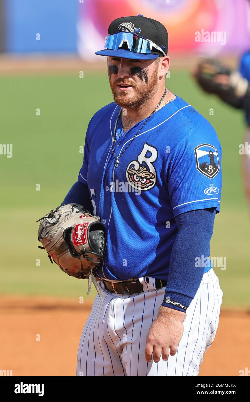 Sep 19, 2021: Biloxi Shuckers catcher Thomas Dillard (15) during an ...