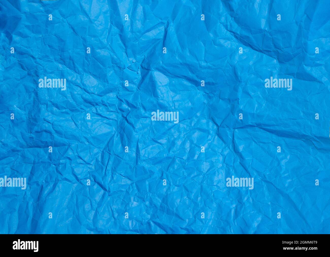 Crumpled blue paper background texture Stock Photo - Alamy