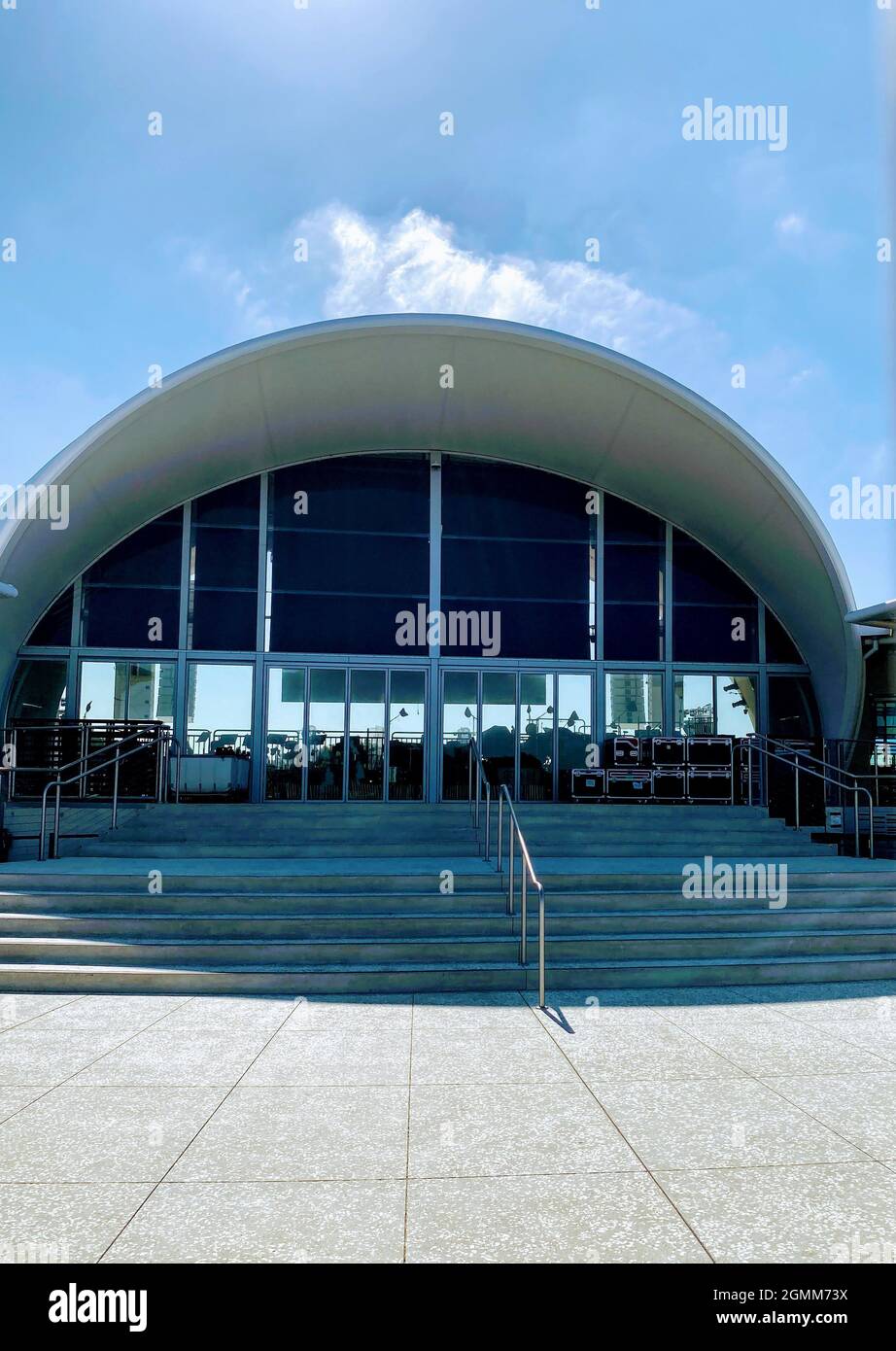 SAN DIEGO, CA 9-19-2021: Rear View of the Rady Shell concert venue at ...