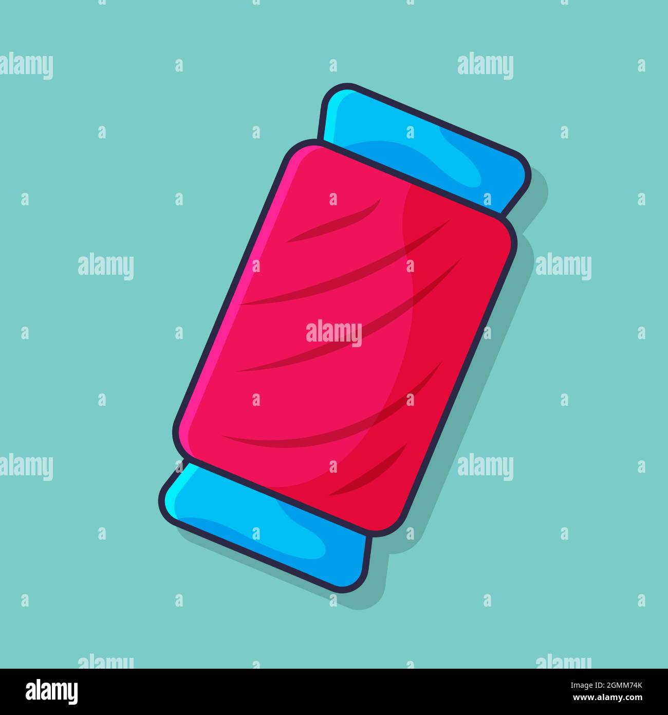 yarn isolated cartoon vector illustration in flat style Stock Vector ...