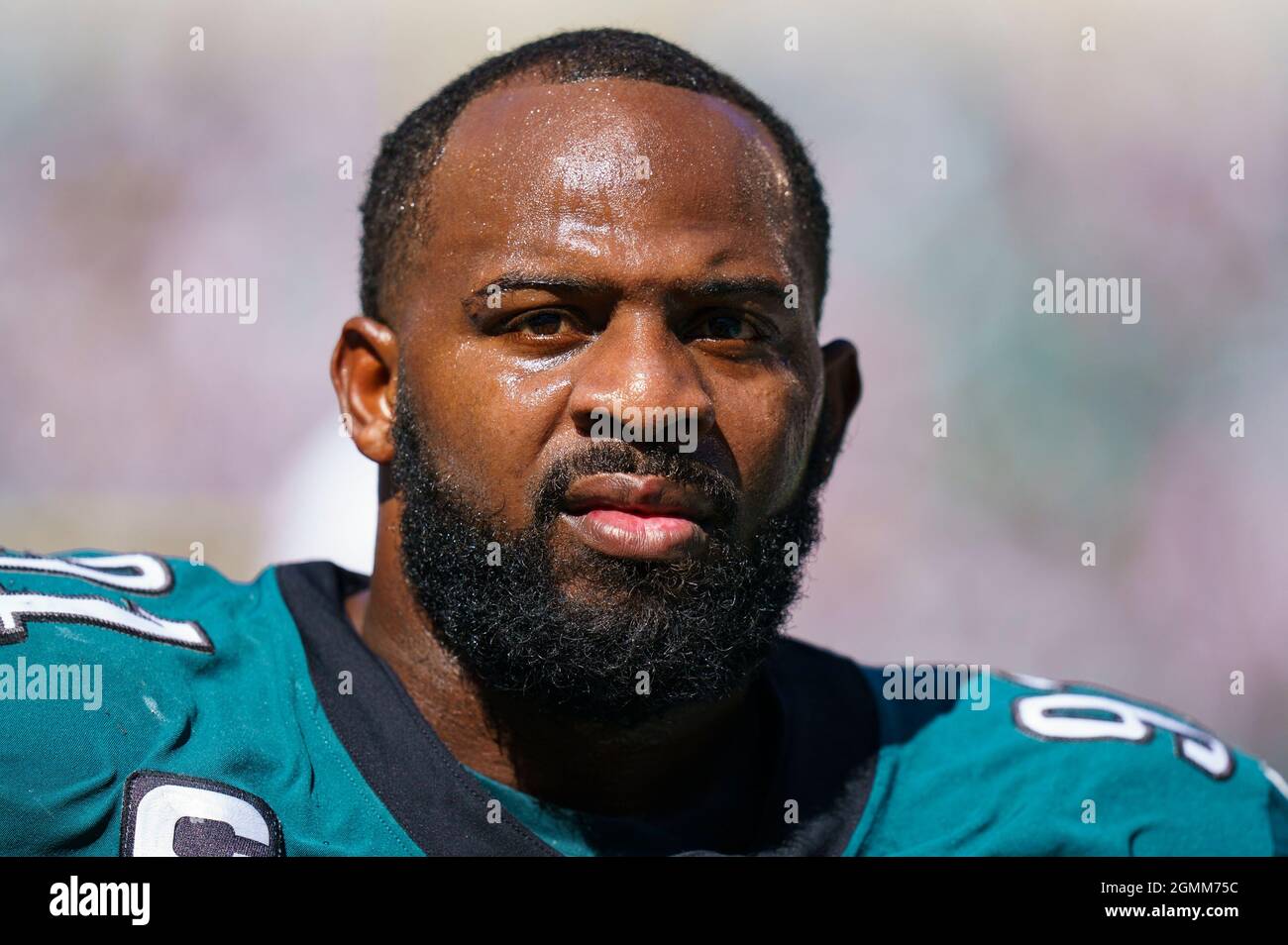 September 19, 2021: Philadelphia Eagles defensive tackle Fletcher Cox ...