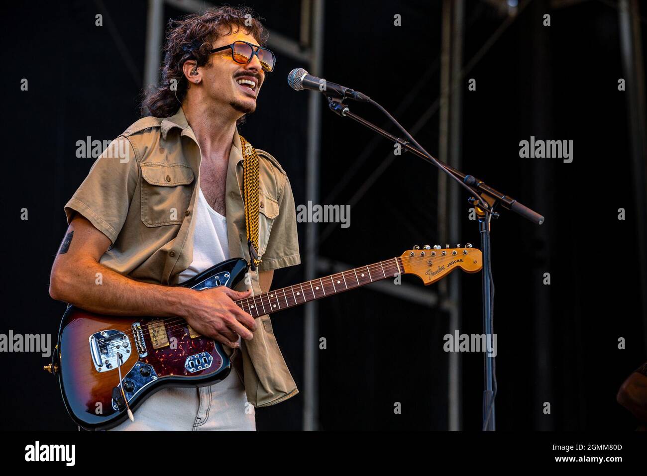 Mob Rich performs on The Downtown Stage during the 2021 Life is ...