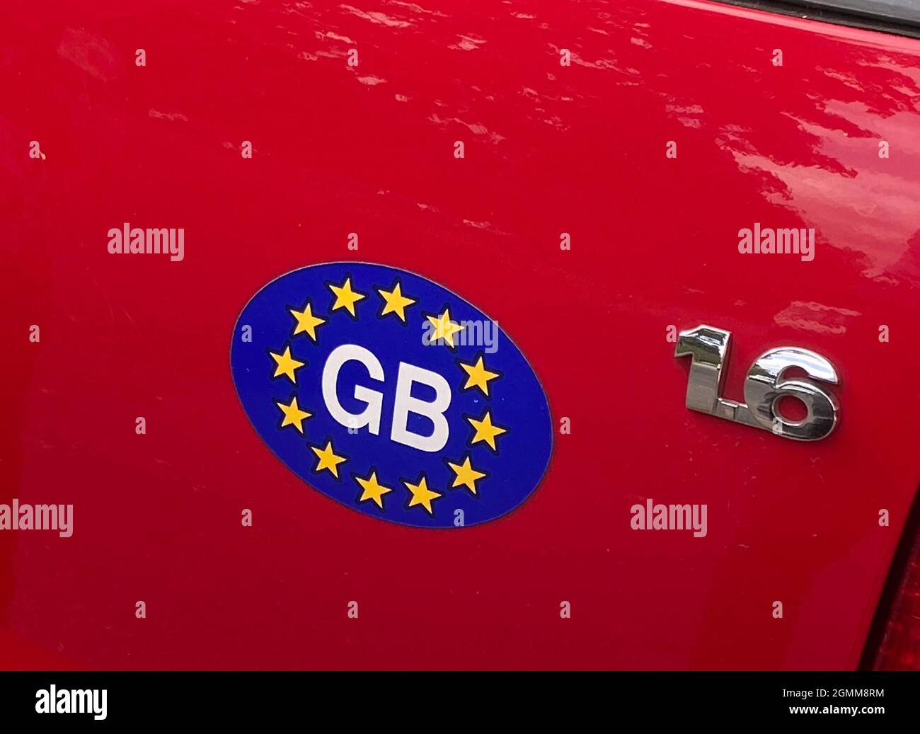 Gb car sticker hi-res stock photography and images - Alamy
