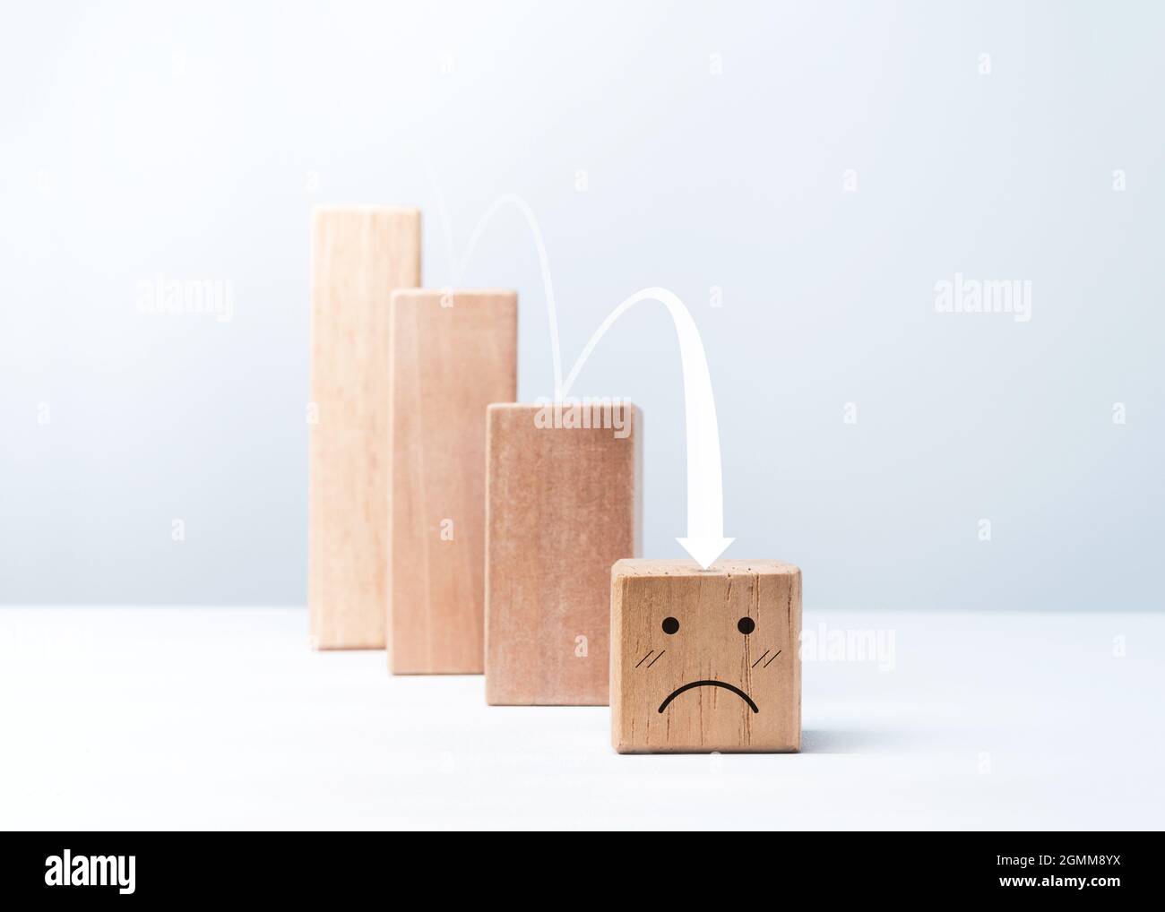 Satisfaction, the business failure, financial crisis, economy problem ...