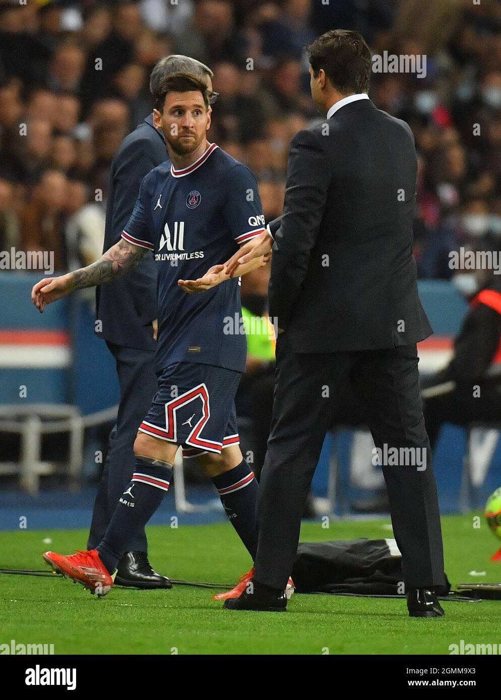 PSG's Lionel Messi during the Ligue 1 Paris Saint Germain (PSG) v ...