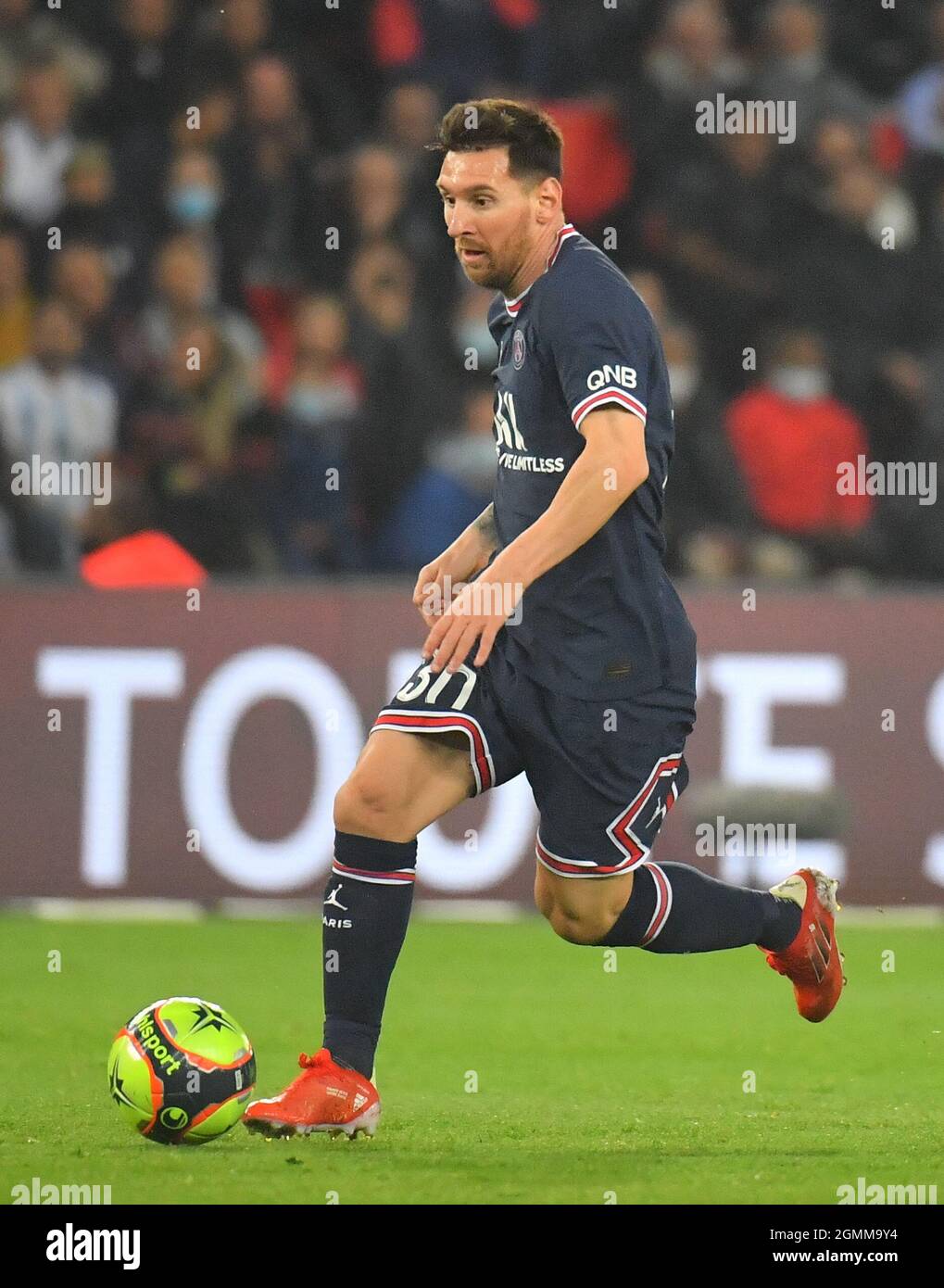 PSG's Lionel Messi during the Ligue 1 Paris Saint Germain (PSG) v ...