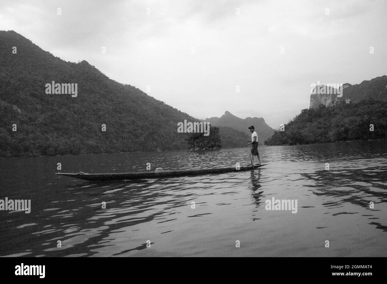 Ba Be lake in Bac Kan province northern Vietnam Stock Photo - Alamy