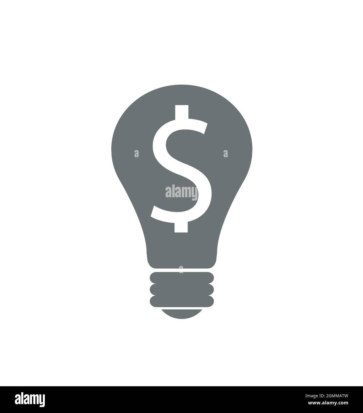 Light bulb and dollar sign Stock Vector Image & Art - Alamy