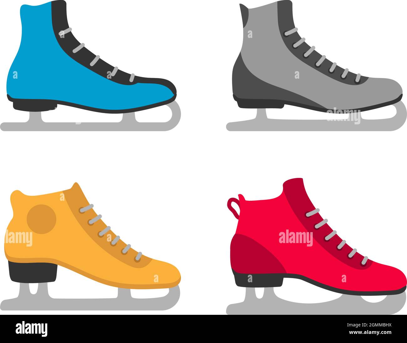 Ice skate vector vectors Stock Vector Images - Alamy