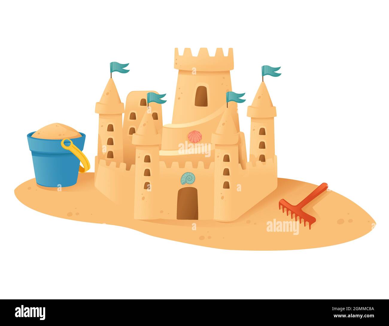 Sand Castle Clip Art Free