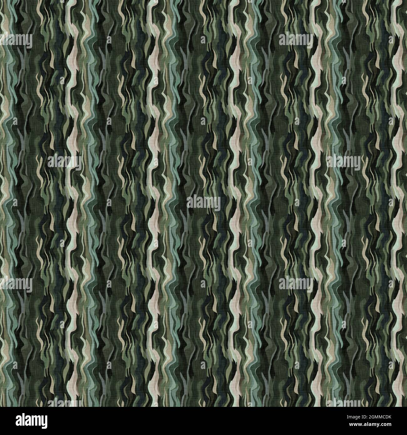 Camouflage dark underbrush wood style texture material. Seamless ...