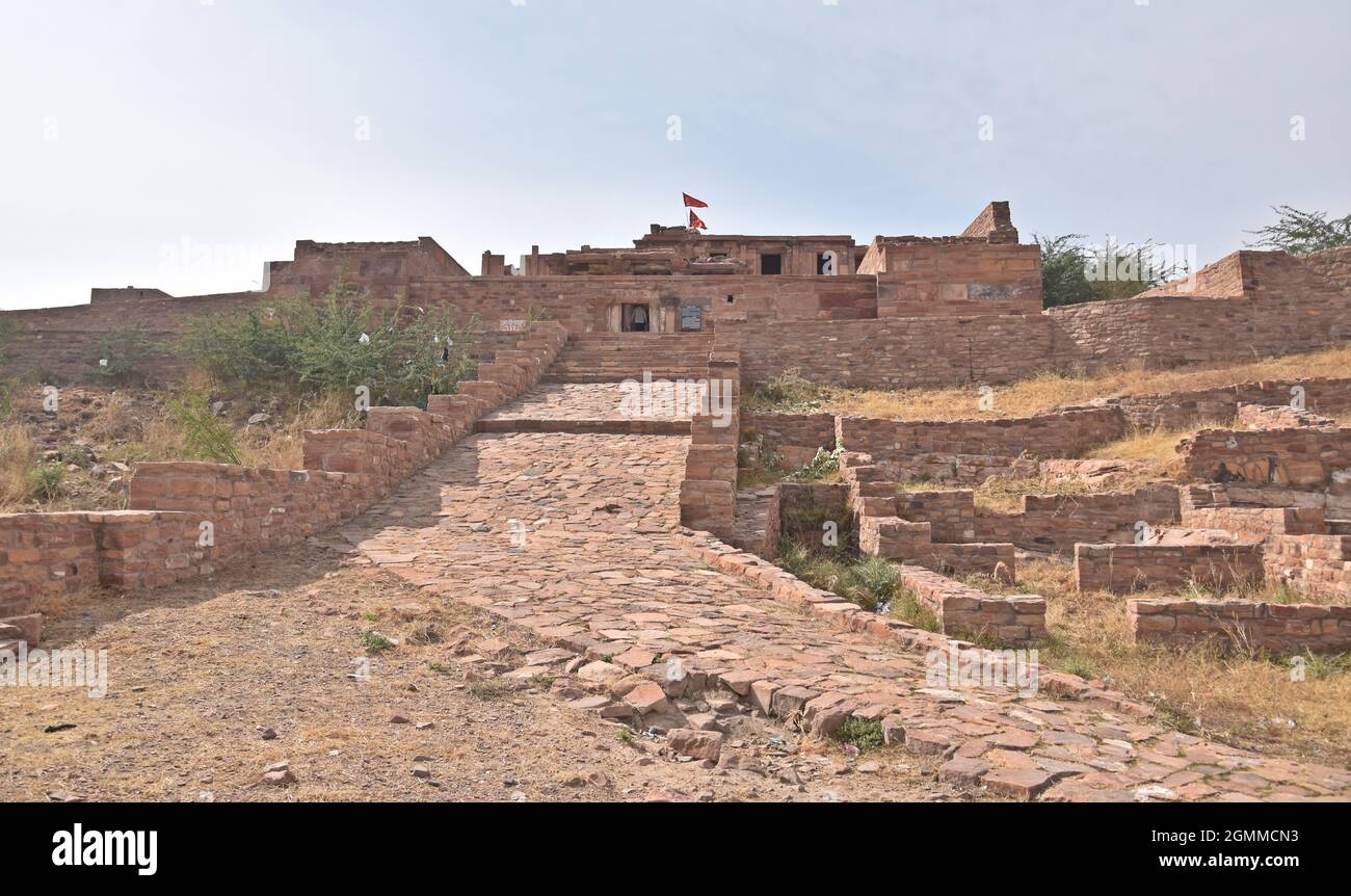 ruins of mandore fort jodhpur rajasthan india Stock Photo - Alamy