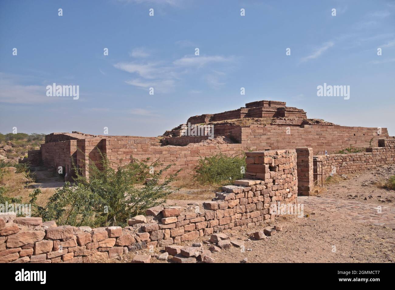 ruins of mandore fort jodhpur rajasthan india Stock Photo - Alamy