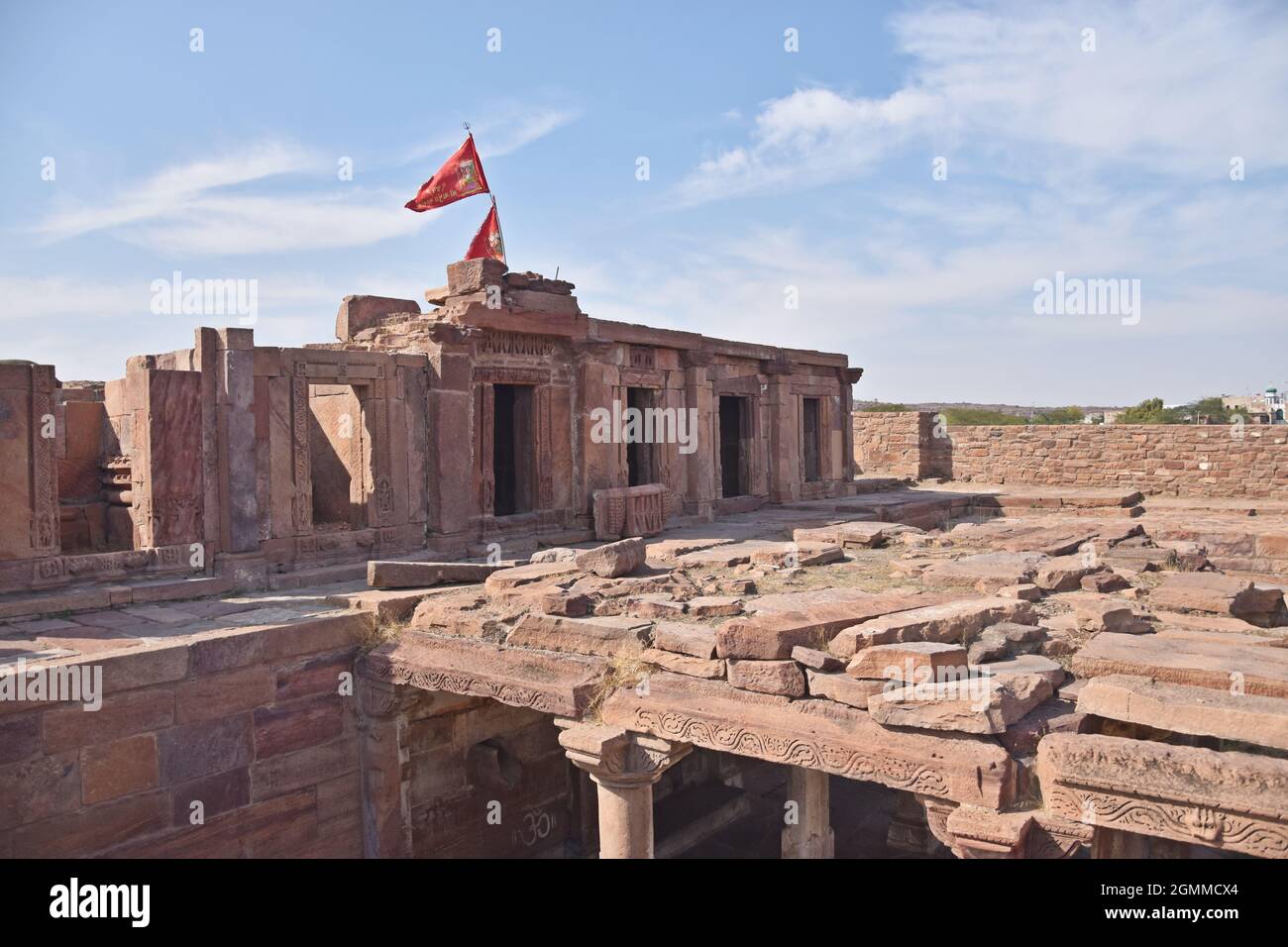 Ancient Mandore fort and temple in jodhpur,rajasthan,india Stock Photo ...