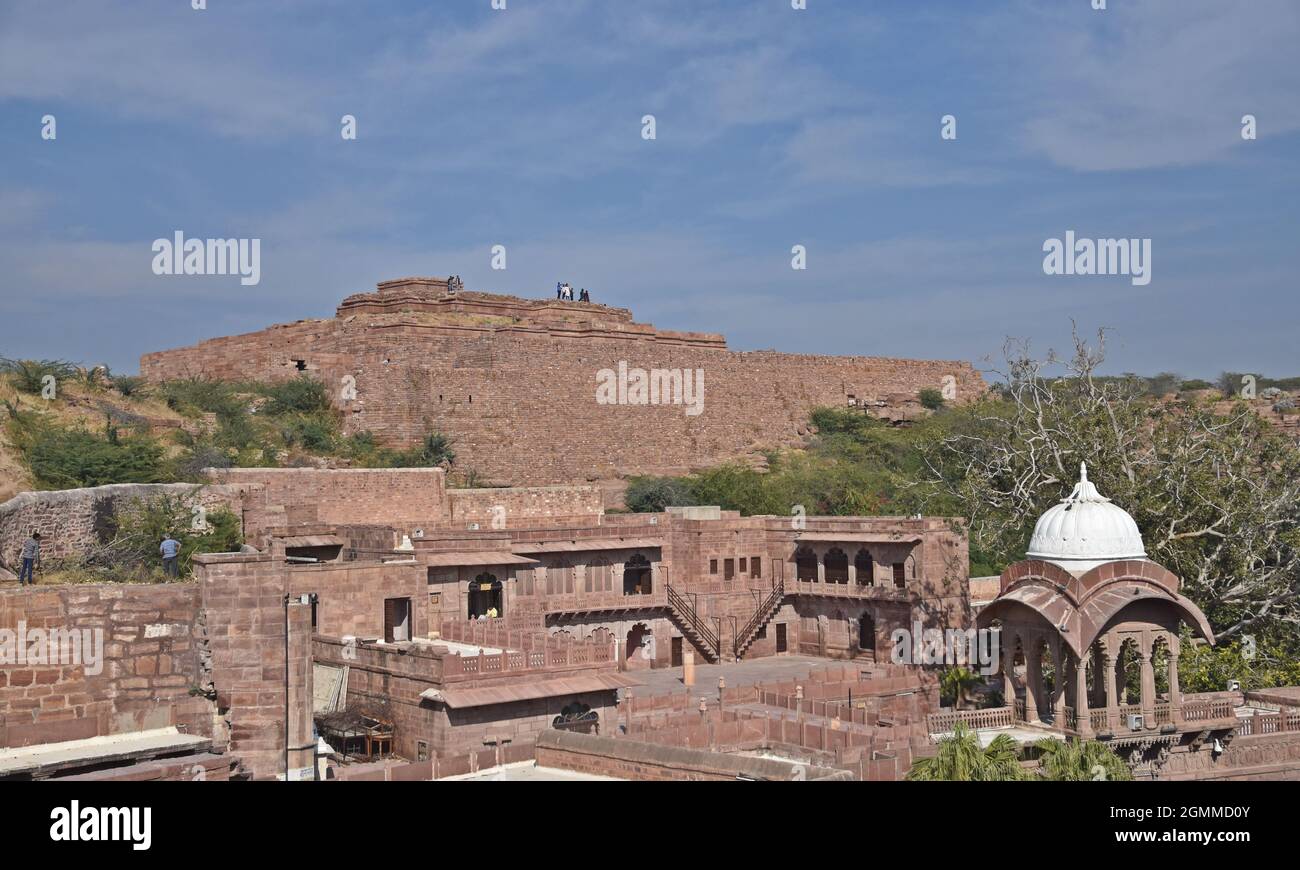 Ancient Mandore fort and temple in jodhpur,rajasthan,india Stock Photo ...