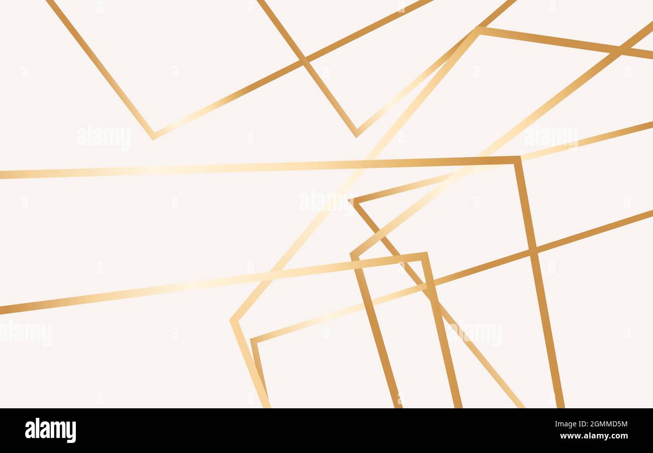 Golden abstract lines for background use vector illustration Stock ...