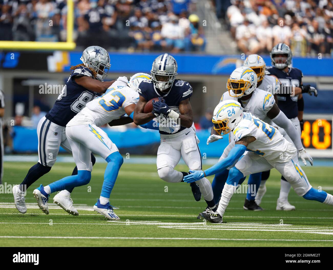 Inglewood, California, USA. 19th Sep, 2021. Dallas Cowboys wide ...