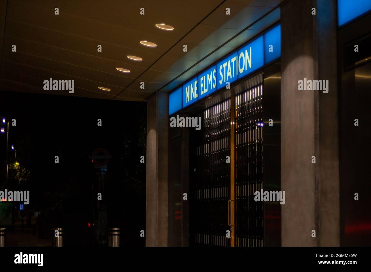 Nine Elms, London, England. 20th September 2021. Nine Elms Underground ...