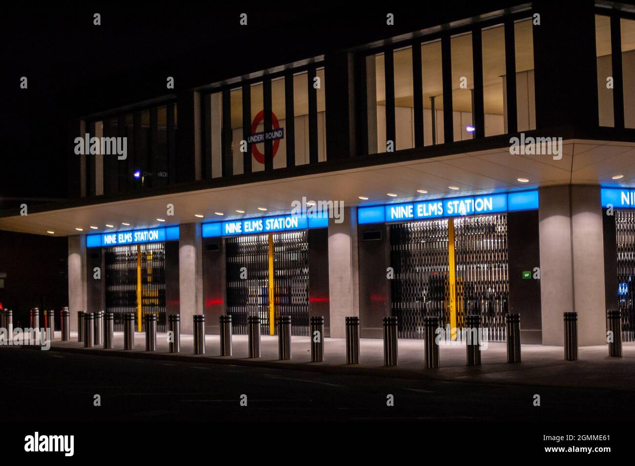 Nine Elms, London, England. 20th September 2021. Nine Elms Underground ...